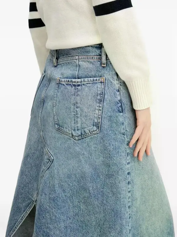 Hugo A-line Denim Skirt