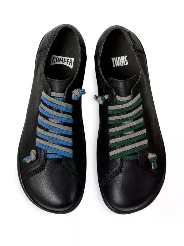 Camper Peu Twins Leather Sneakers - Black