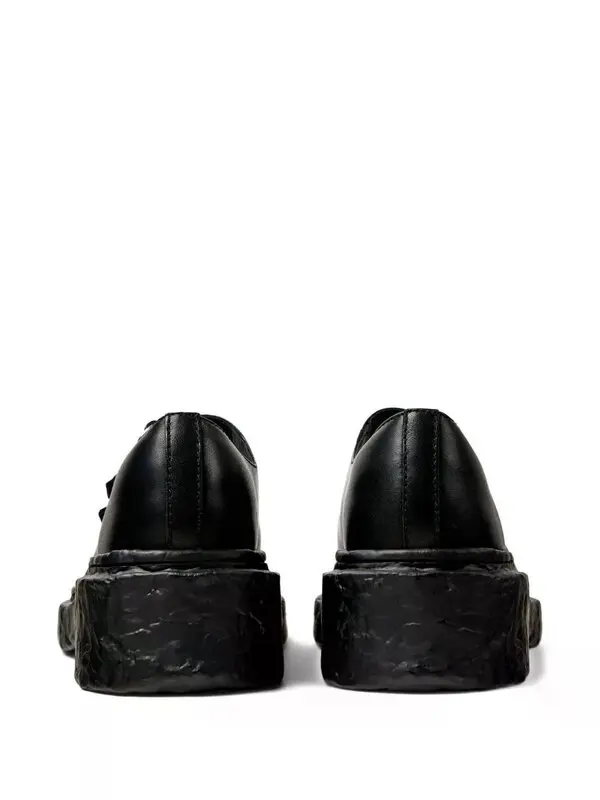 Camper Vamonos Buckle-strap Platform Loafers - Black