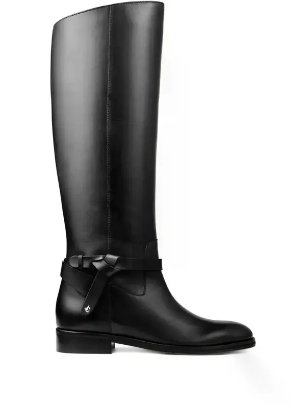 JIMMY CHOO Lawton Knee-high Boots - Black