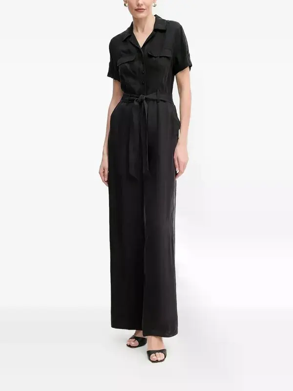 Guess Belted Flap-pocket Jumpsuit