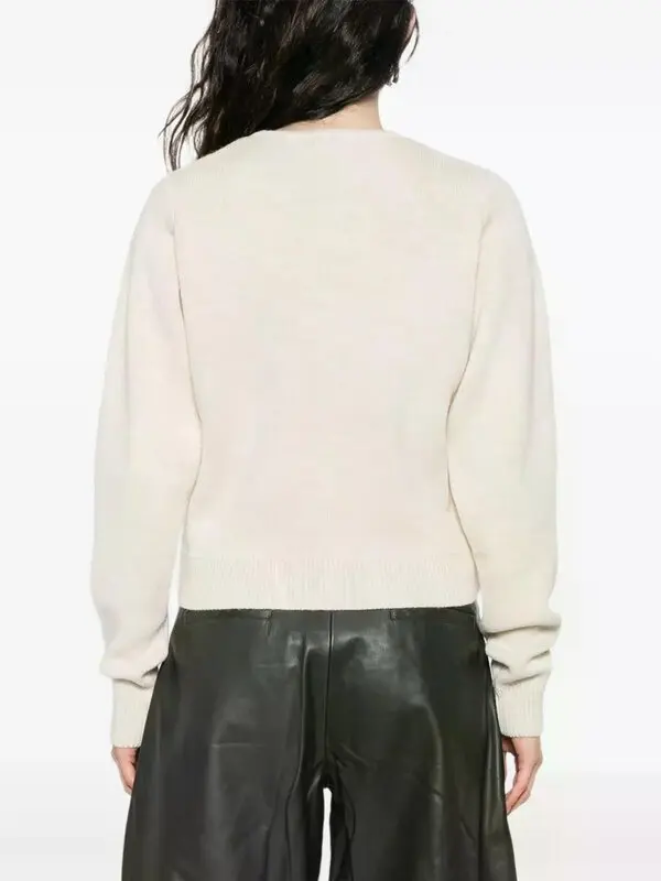 LEMAIRE Button-front Cardigan - Neutrals