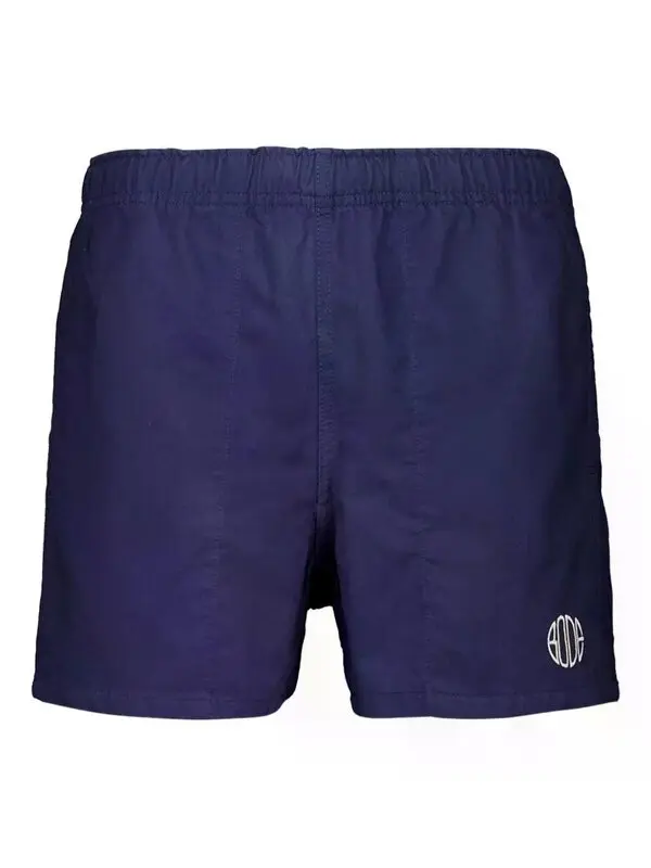 BODE Embroidered Deck Shorts - Blue