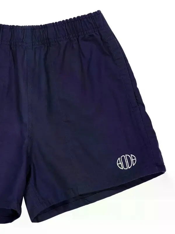BODE Embroidered Deck Shorts - Blue