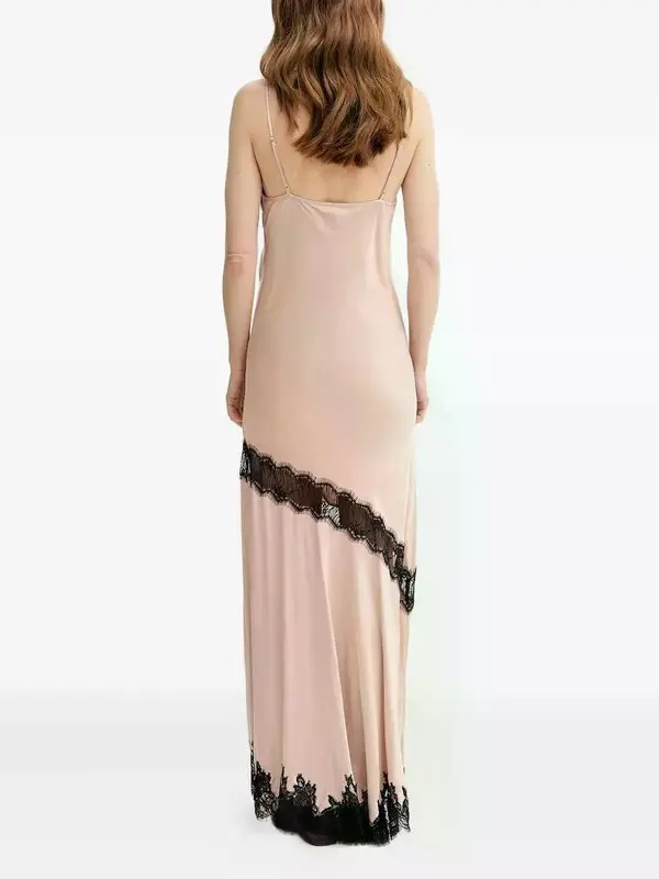 Herskind Lace-Insert Silk Slip Dress In Pink - 30% Off | Editorialist