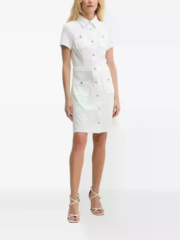 Guess Button-fastening Mini Dress
