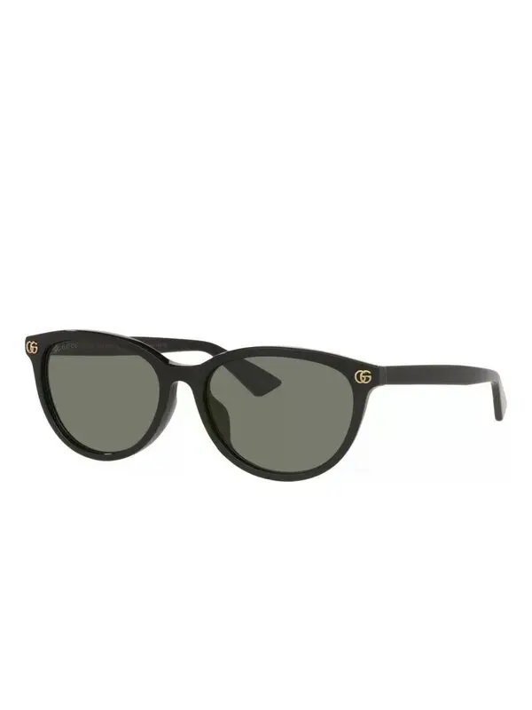 Gucci Logo-detail Round-frame Sunglasses