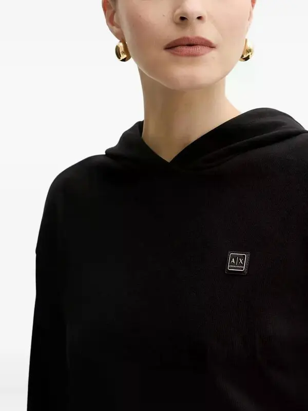 Armani Exchange Logo Plaque Hoodie