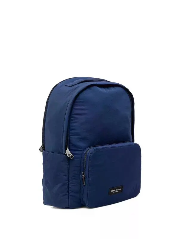 Marc O'polo Logo-patch Backpack - Blue