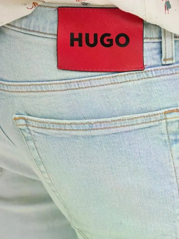 Hugo Logo-plaque Slim-fit Jeans