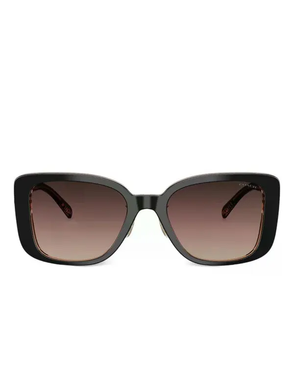 COACH Oversized Frame Sunglasses - Black