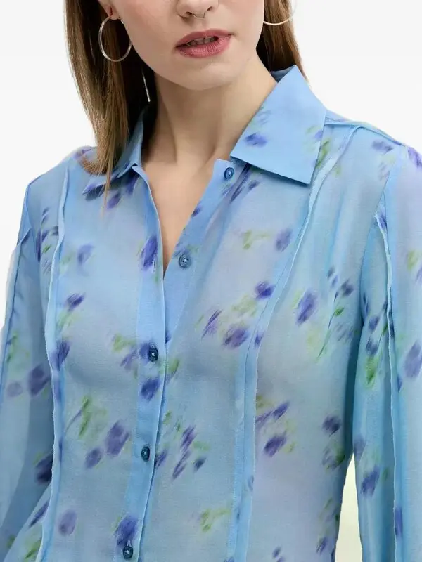 Hugo Floral Print Button-down Shirt