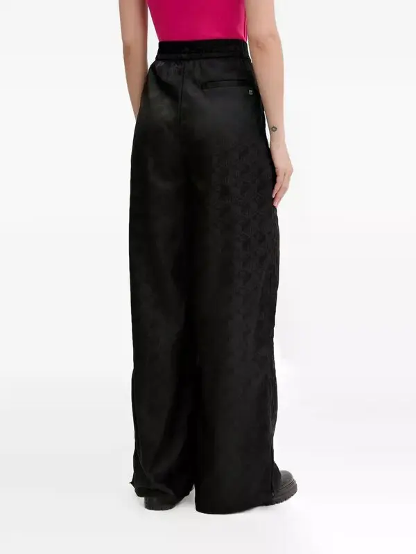 Hugo Logo-plaque Wide-leg Trousers