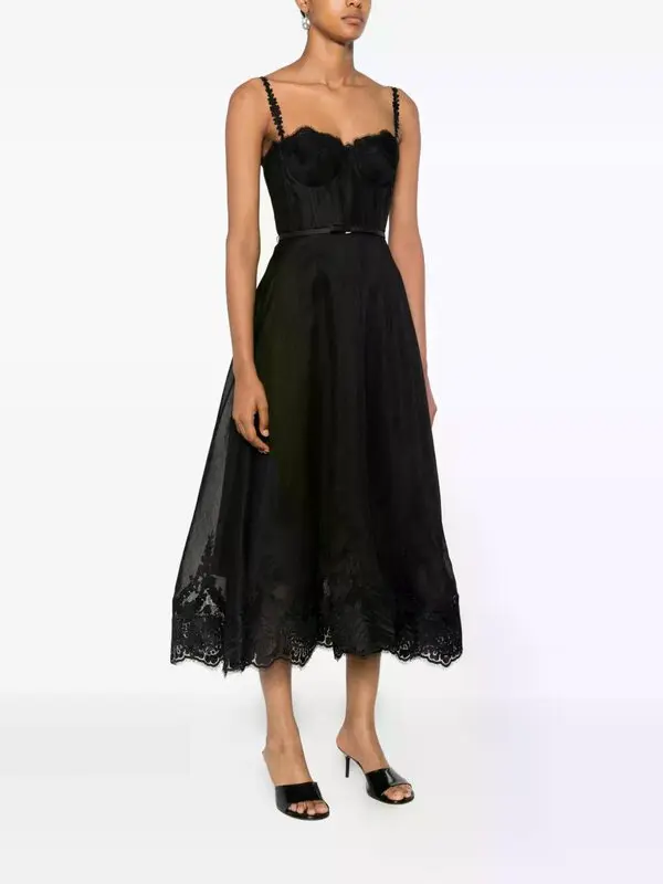 zimmermann black corset dress The Zimmermann Natura Corset Midi Dress needs no introduction   Available to hire in sizes 0-3, this chic black dress is perfect for winter  weddings and formal occasions. , Tag the tagged products