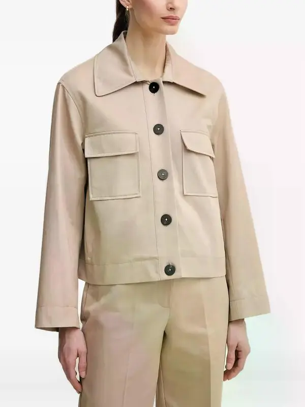 PEDRO DEL HIERRO Button-fastening Flap-pocket Jacket - Neutrals