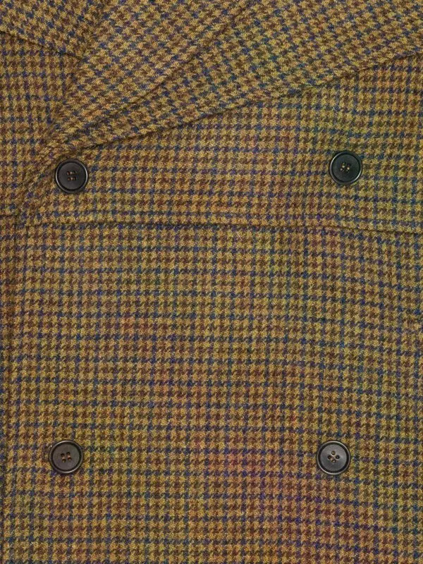 Henrik Vibskov Houndstooth Double-breasted Coat