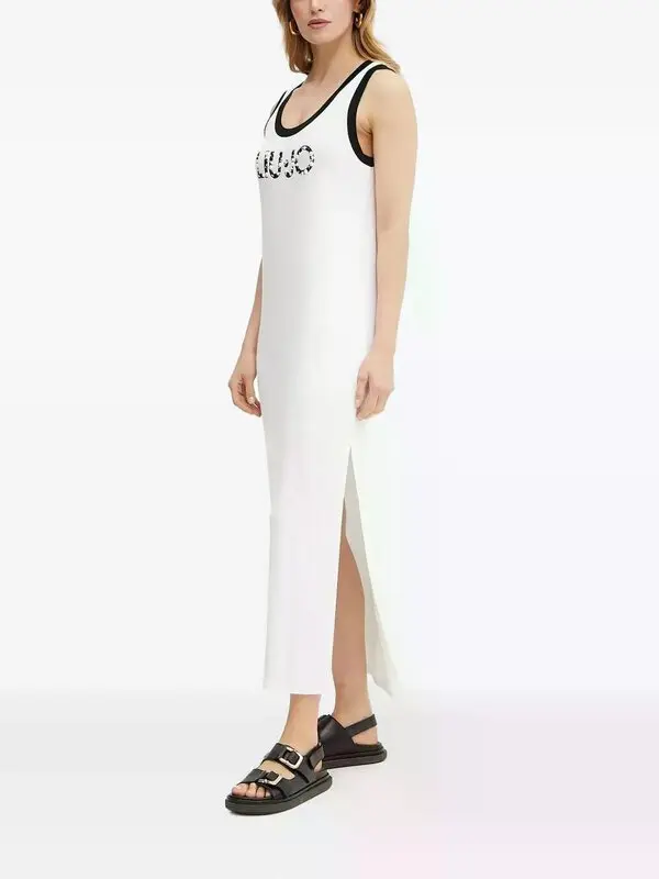 Liu Jo Pearl-embellished Midi Dress