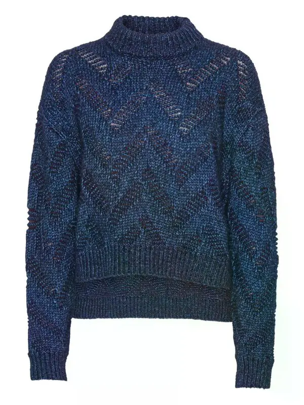 Henrik Vibskov High-neck Open-knit Sweater