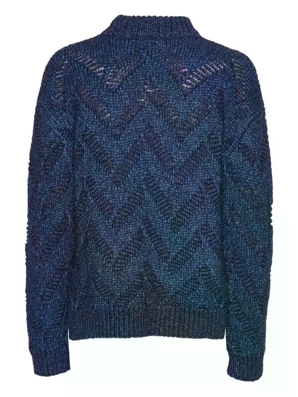 Henrik Vibskov High-neck Open-knit Sweater