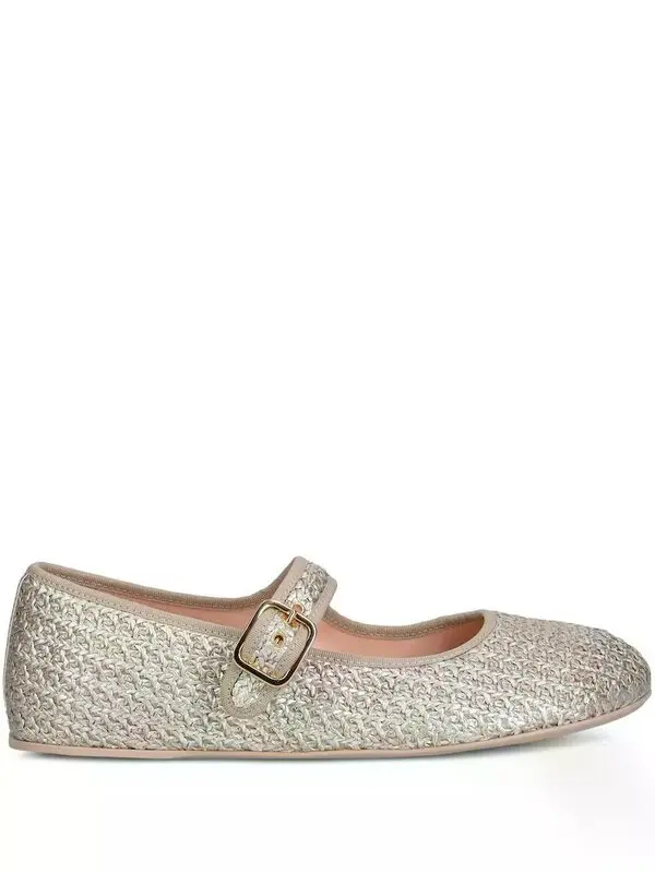 Agl Buckle-fastening Ballet Flats