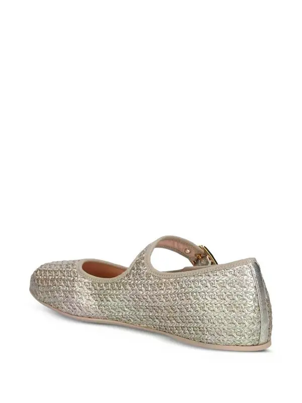 Agl Buckle-fastening Ballet Flats