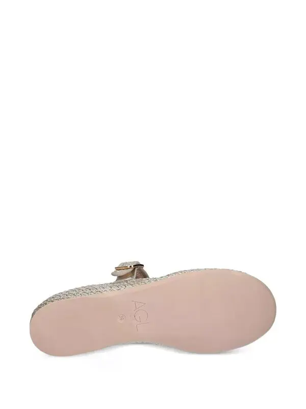 Agl Buckle-fastening Ballet Flats