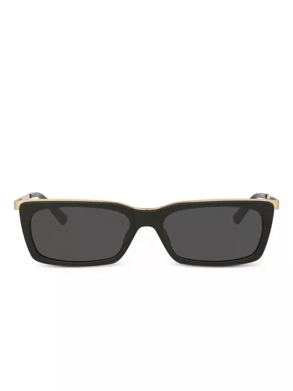 Saint Laurent Rectangle-frame Sunglasses - Black
