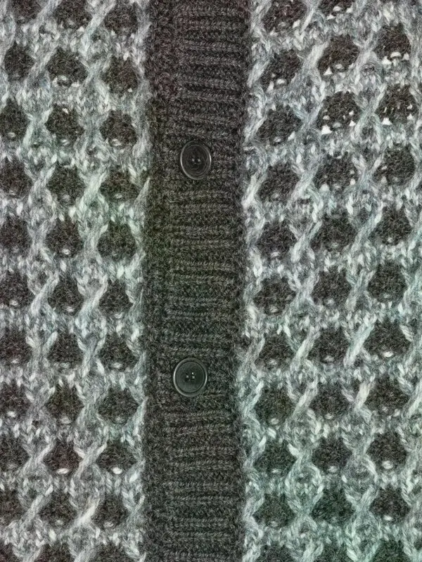 Henrik Vibskov Diamond-pattern Cardigan