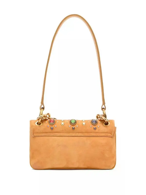 Roberto Cavalli Stone-embellished Shoulder Bag