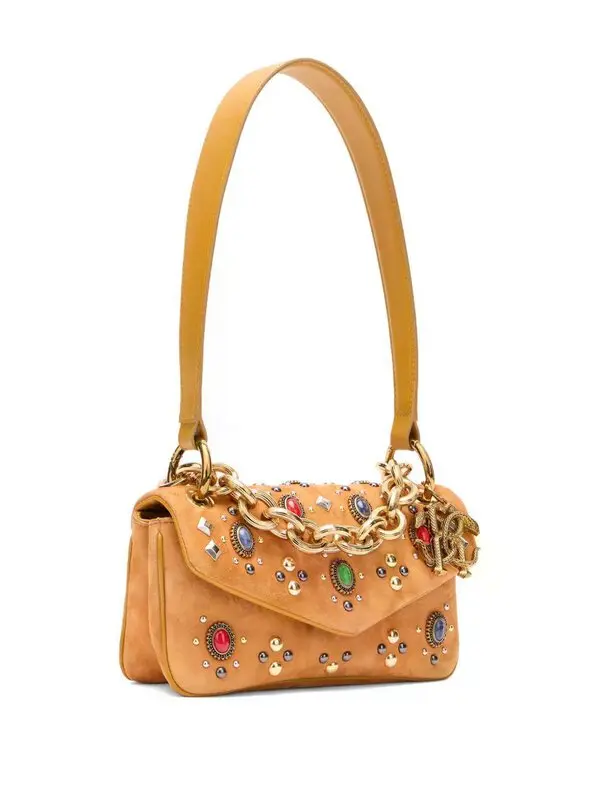 Roberto Cavalli Stone-embellished Shoulder Bag
