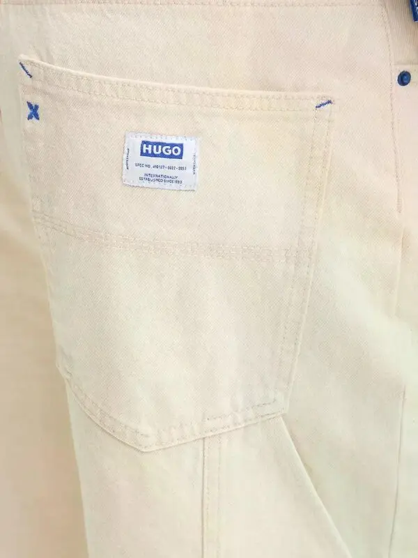 Hugo Utility-pocket Straight-leg Jeans