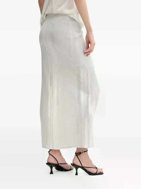 IRO PARIS Ribbed Asymmetric Skirt With Slit