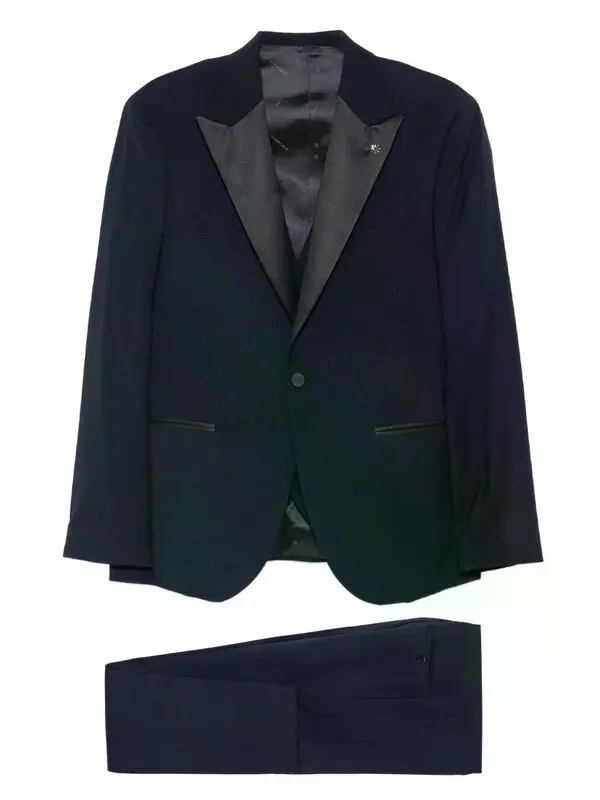 MANUEL RITZ Peak-lapel Single-breasted Dinner Suit