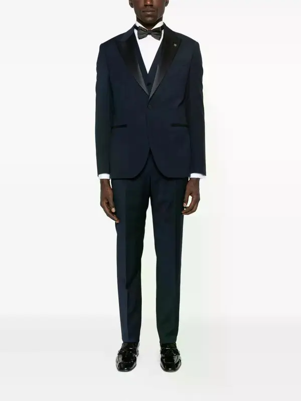 MANUEL RITZ Peak-lapel Single-breasted Dinner Suit