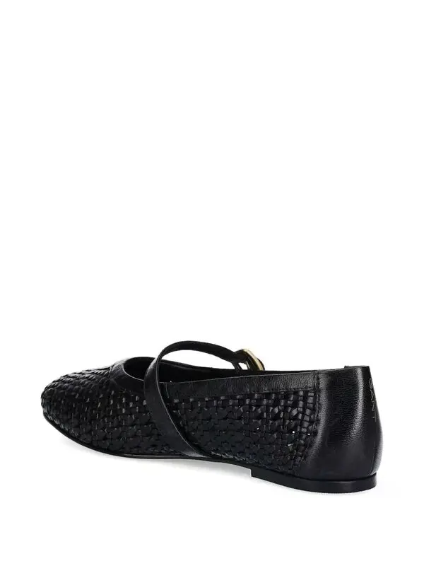 Gant Woven Leather Mary Jane Flats