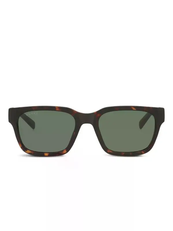 Gucci Square-frame Sunglasses - Green