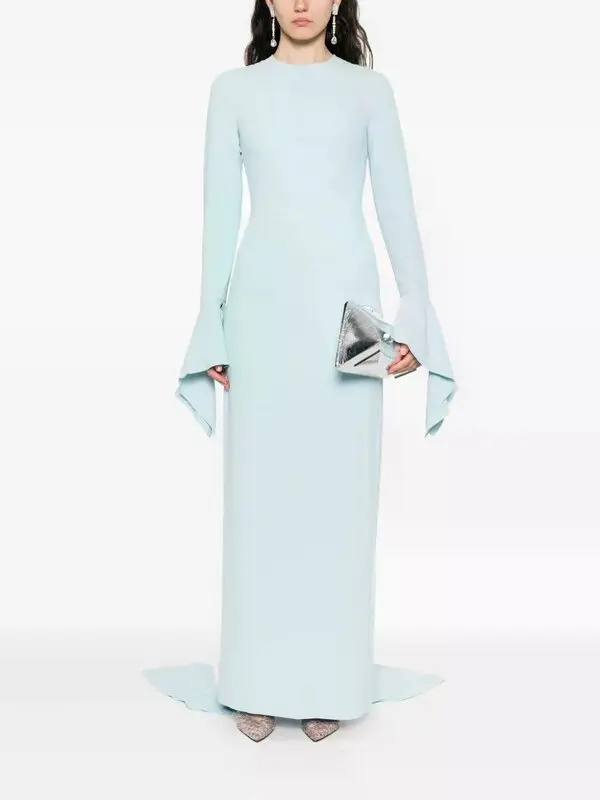 Solace London Blake Maxi Dress - Blue