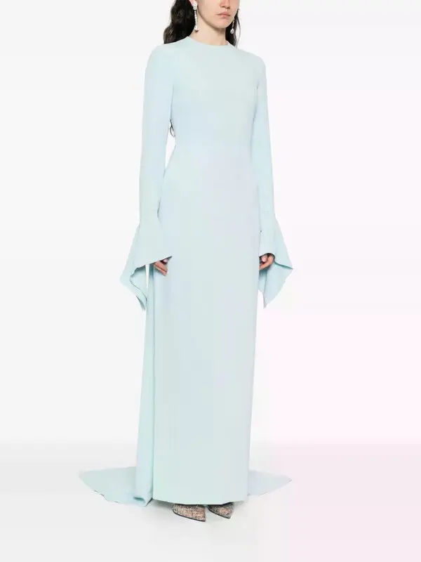Solace London Blake Maxi Dress - Blue