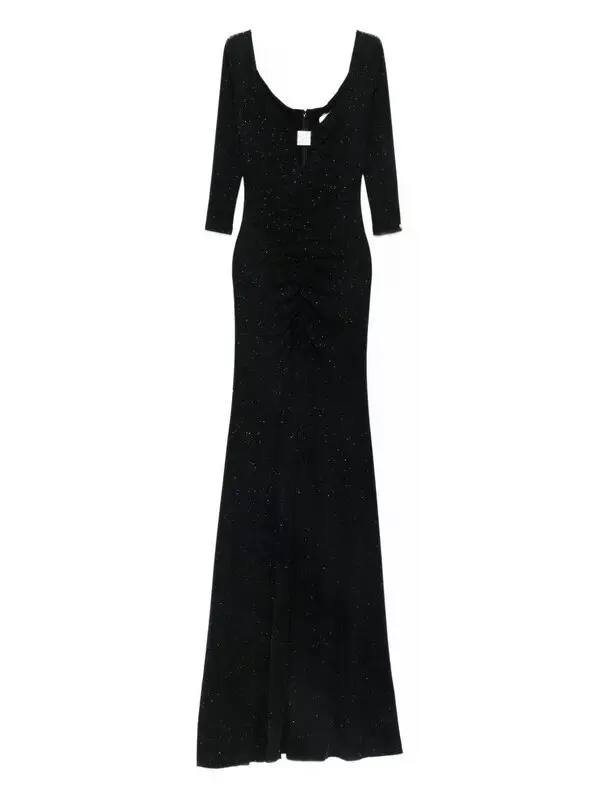 NISSA Glittered Maxi Dress