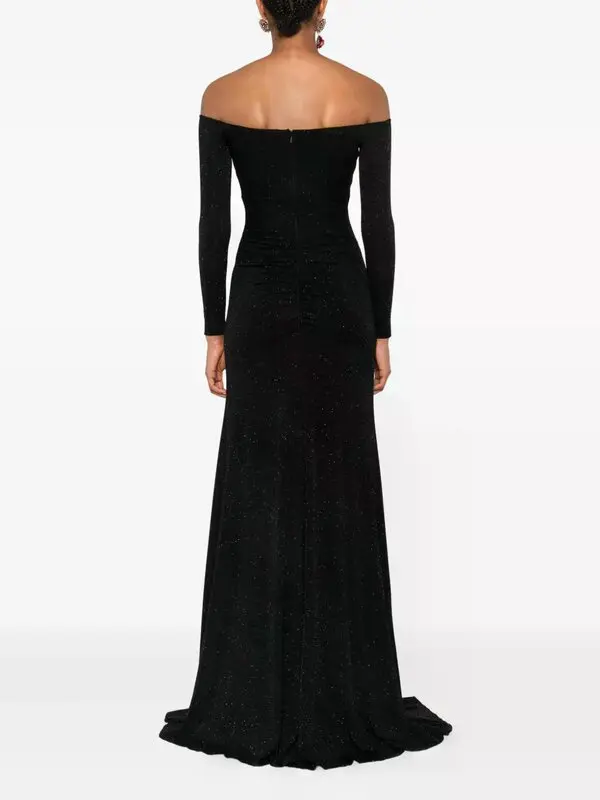 NISSA Glittered Maxi Dress