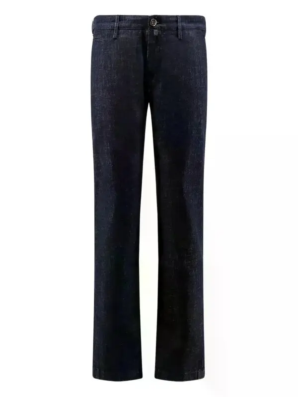 Jacob Cohen Textured Straight-leg Jeans