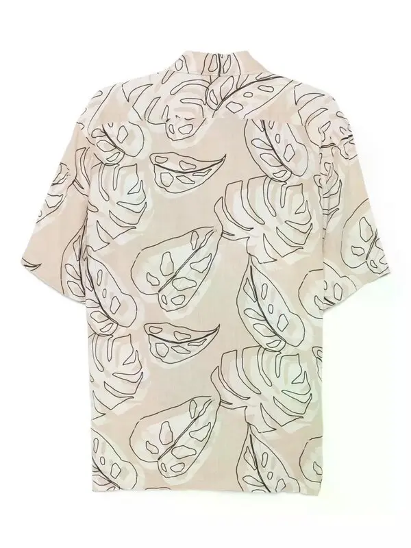 Marc O'polo Leaf-print Button-fastening Shirt