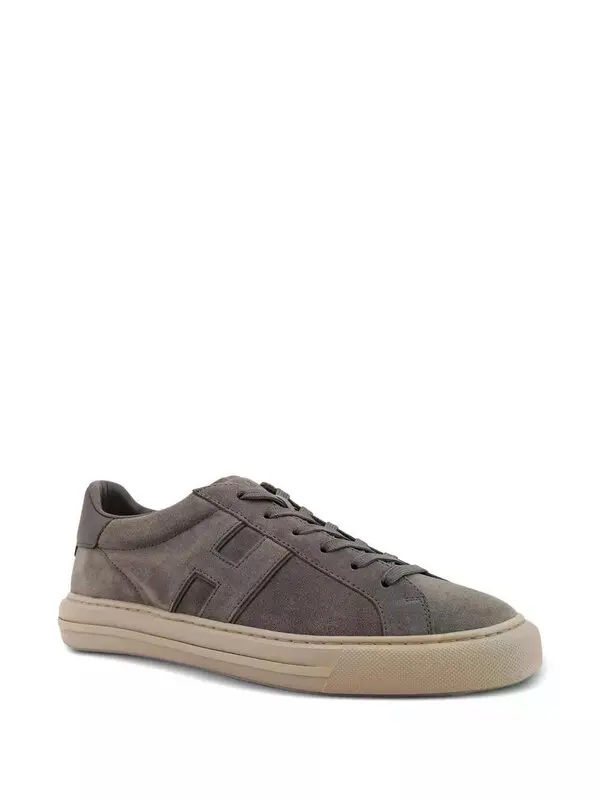 Hogan Suede Lace-up Sneakers - Grey