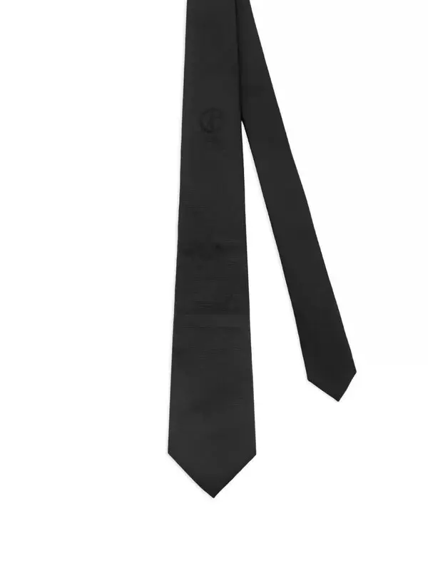Giorgio Armani Silk Neck Tie - Black