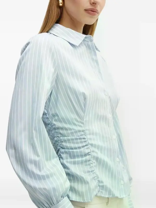 Guess Striped Cinched-waist Shirt