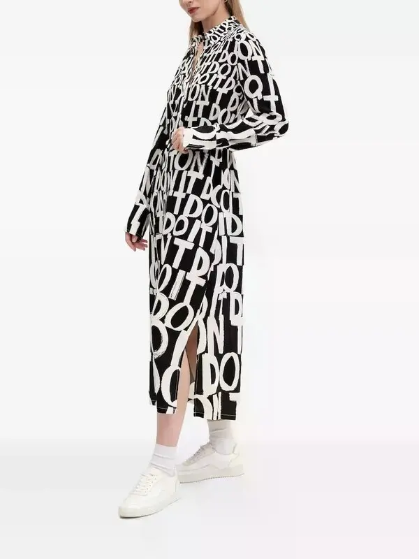 Desigual Graphic-print Shirt Dress