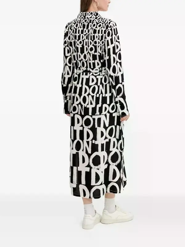 Desigual Graphic-print Shirt Dress