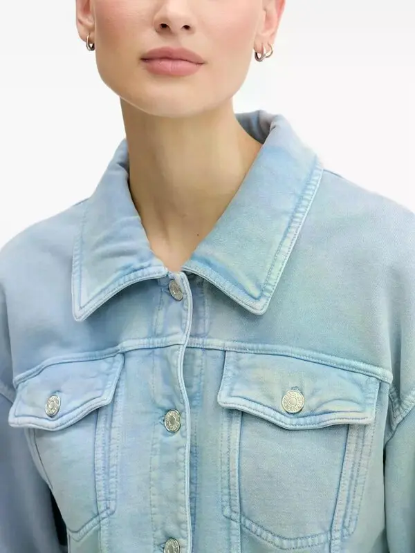 Moschino Button-fastening Cropped Denim Jacket