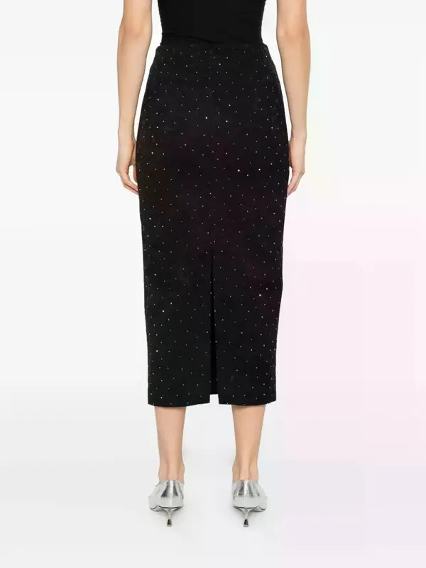 NISSA Embellished Midi Skirt