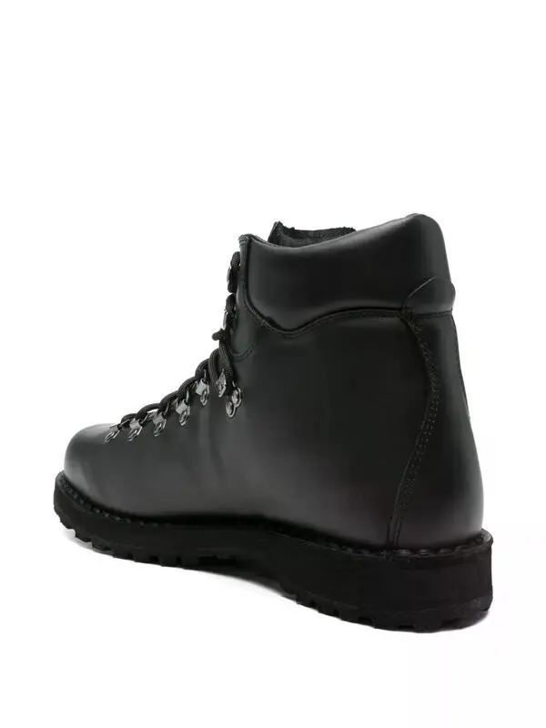 Diemme Lace-up Leather Boots - Black